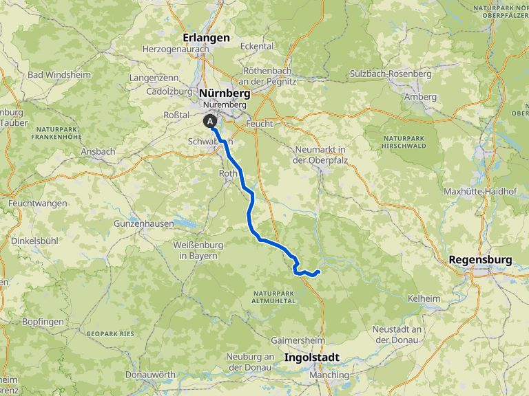 Altmuehltal-Radweg | Fahrradtour | Komoot